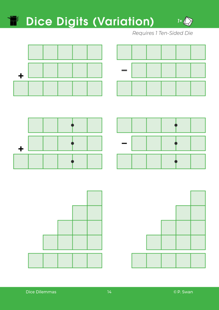 Dice Dilemmas | Dr Paul Swan