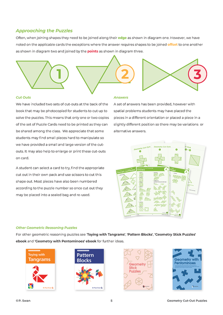 Geometry Cut-Out Puzzles (Download) | Dr Paul Swan