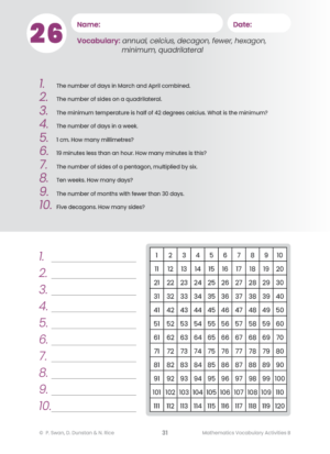 My Word Book: Mathematics | Dr Paul Swan