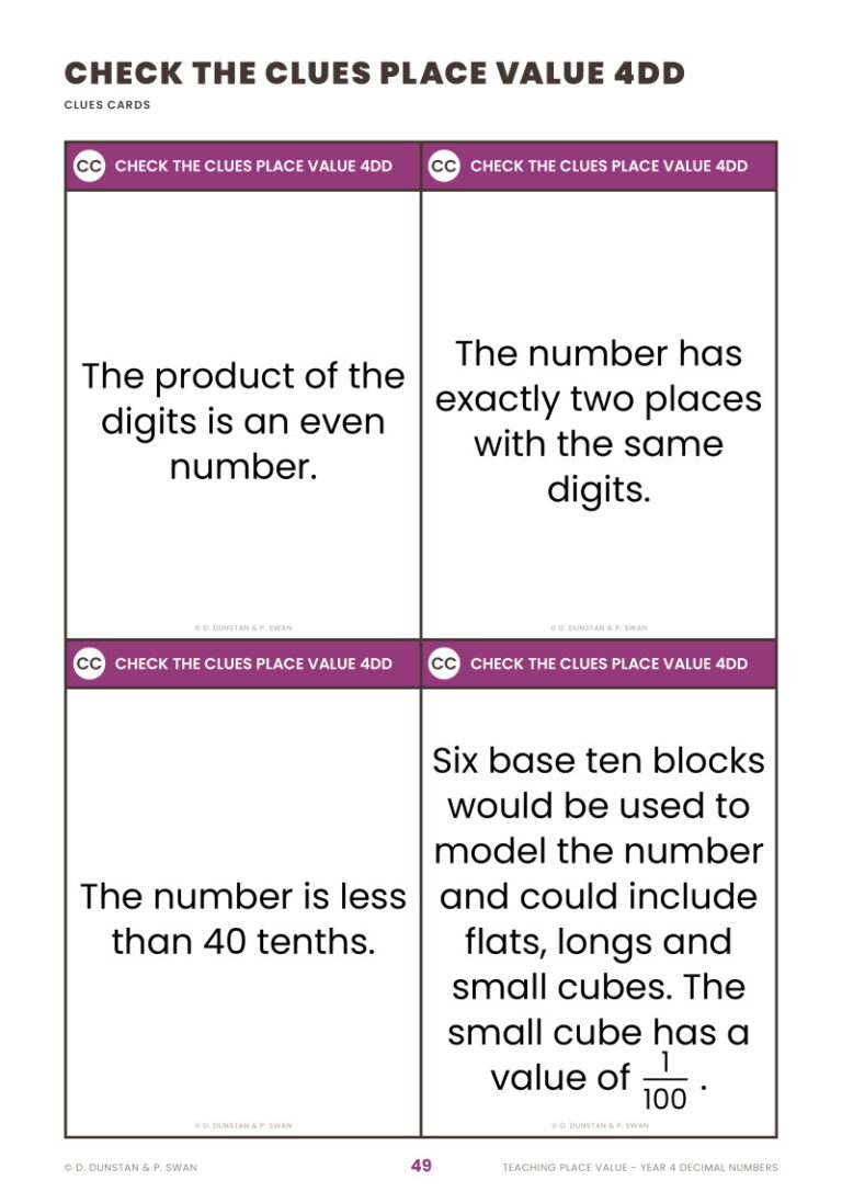 Teaching Place Value Year 4 Decimal Numbers | Dr Paul Swan