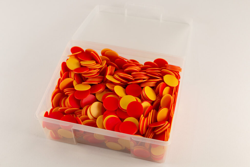 Two Colour Counters (1000pc) - Red and Yellow | Dr Paul Swan