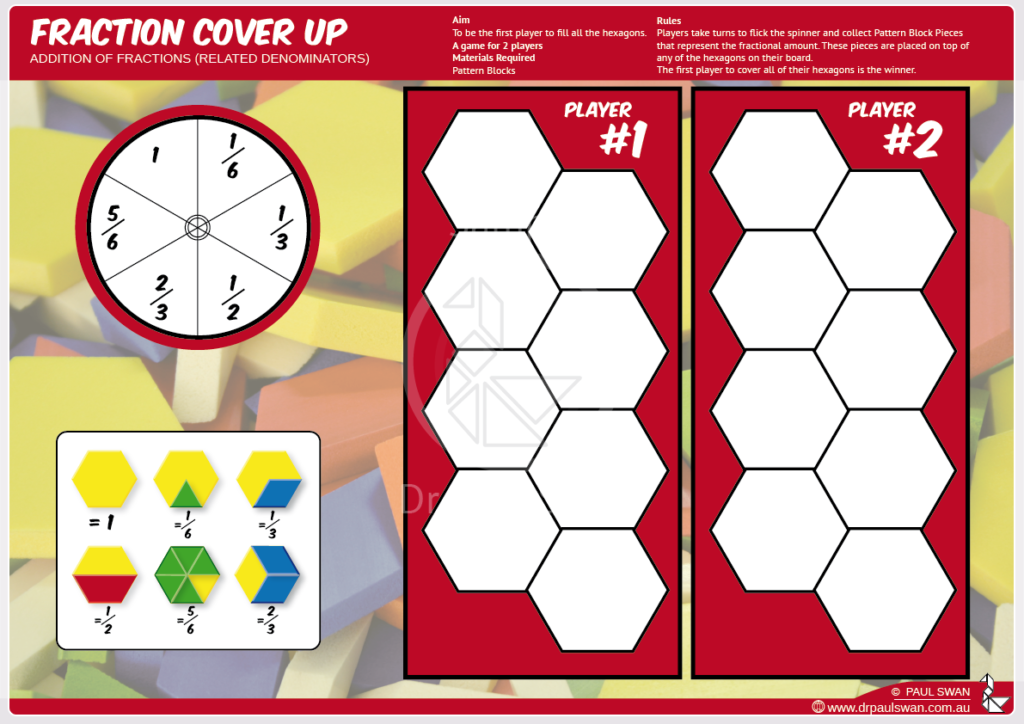 Fraction Cover Up (Download) | Dr Paul Swan