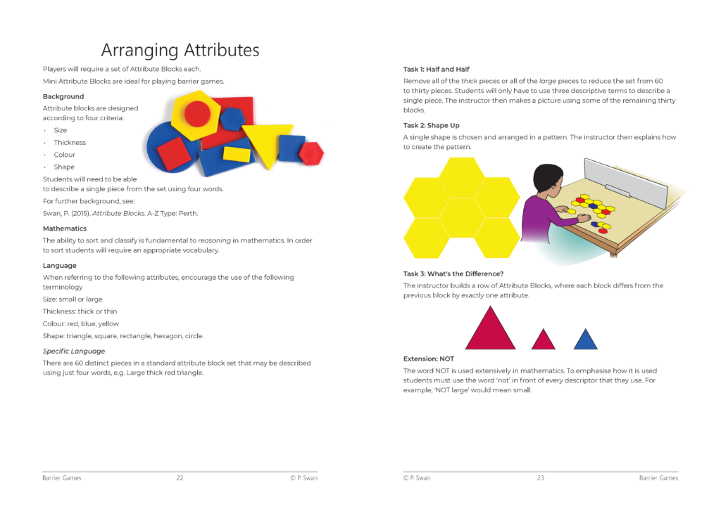 Barrier Games | Dr Paul Swan